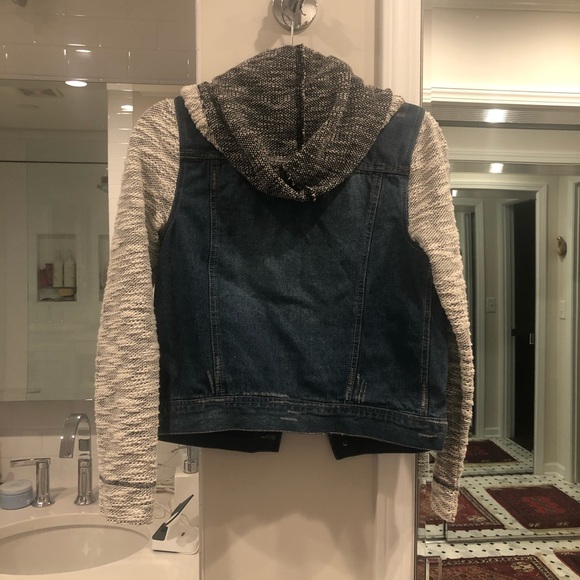 Gentle Fawn | Jackets & Coats | Gentle Fawn Jean Jacket With Hood ...